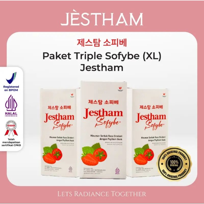 Jual Jestham Paket Triplepack Sofybe Beauty - Diet Detoks Melancarkan ...