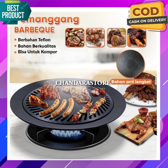 Jual Multi Grill Pan Omicko Wajan Panggang Keramik 38 Cm Tatakan ...