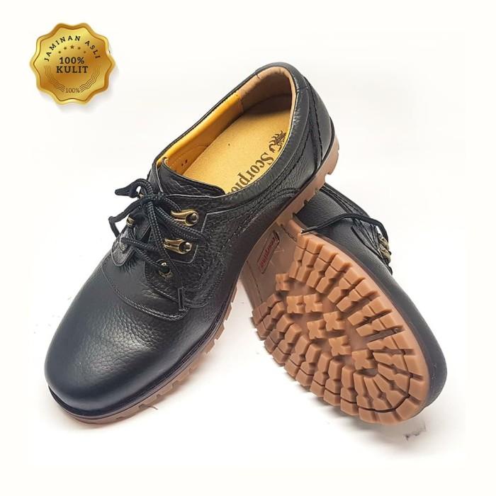 Jual Sepatu Scorpion Pria Pantofel Kulit Asli Formal Kerja Kantor ...