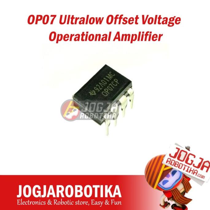 Jual OP07 Ultralow Offset Voltage Operational Amplifier jogjarob07 | Shopee Indonesia