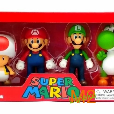 Jual Action Figure Mario Bros Set 6Pcs | Shopee Indonesia