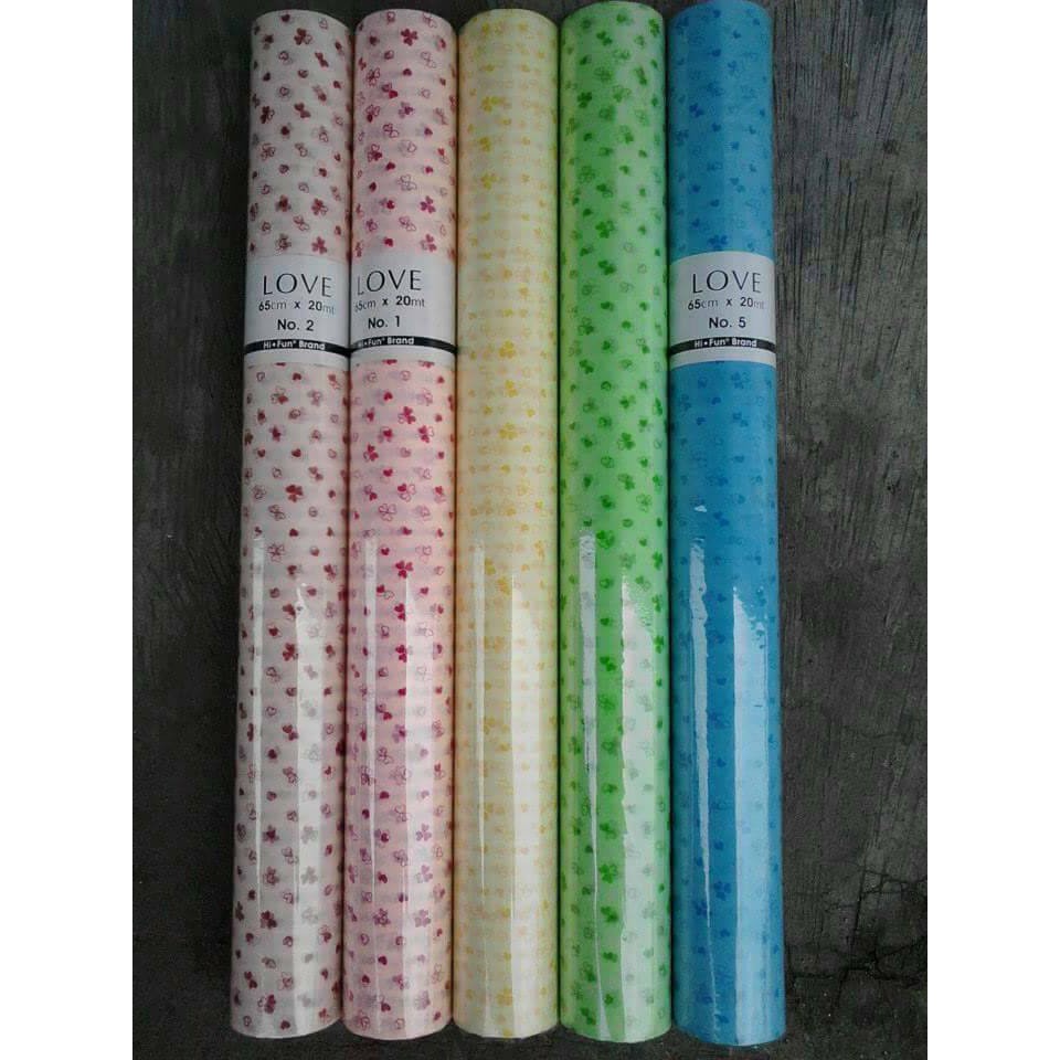 Jual Kertas Tisu Type Love / Kertas Kado / Kertas Bunga / Kertas Tissue ...