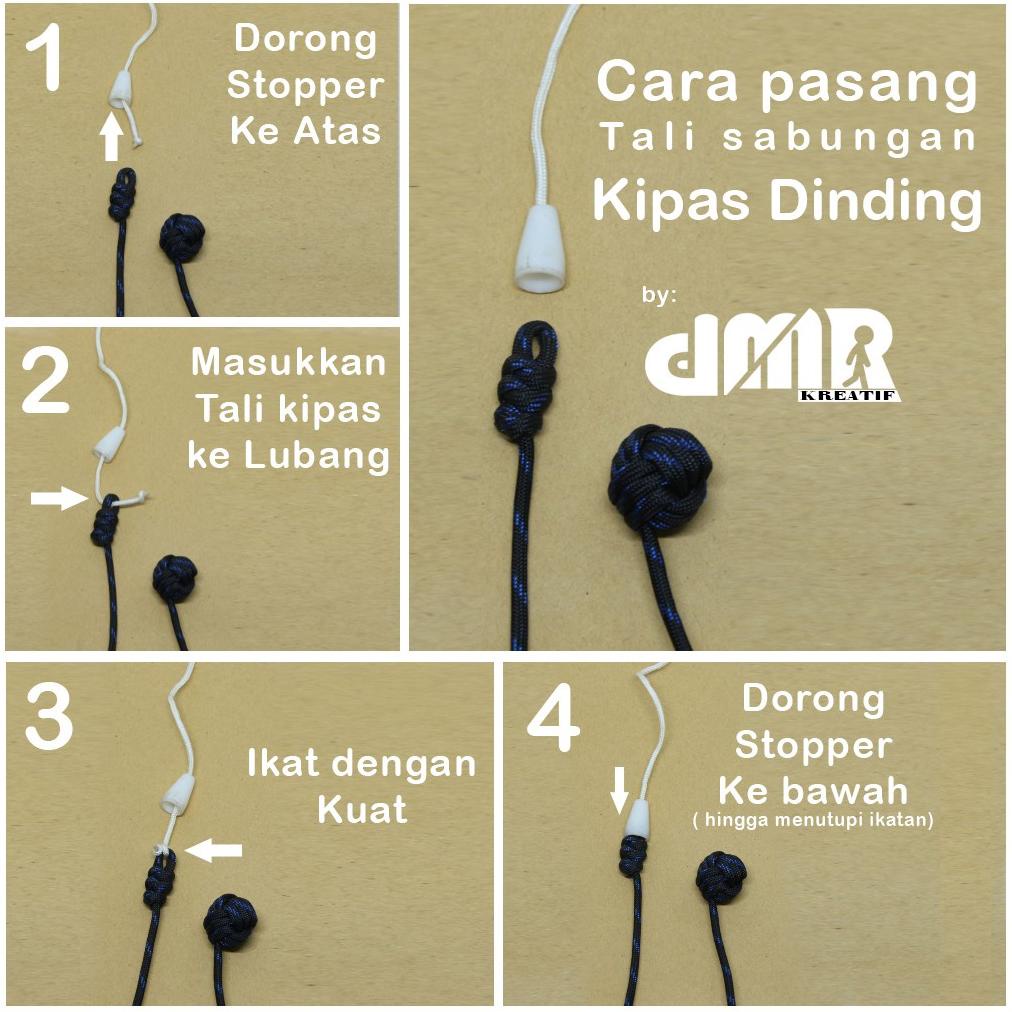 Jual ASA761 Tali Tarik Kipas Angin Dinding 100cm Tarikan Exhaust Wall ...