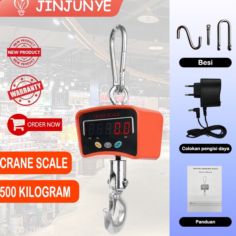 Jual Miliki Juga Timbangan Gantung Digital DLE 500Kg Crane Scale 500kg ...
