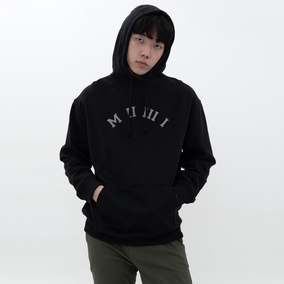 Jual REKOMENDASI M231 Hoodie Panjang Hitam 2197C | Shopee Indonesia