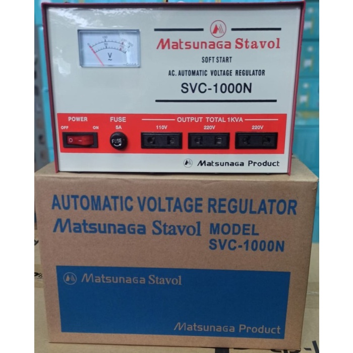 Jual Stabilizer Matsunaga 1000watt 1000 Watt 1000w Stavol Svc 1000n | Shopee Indonesia