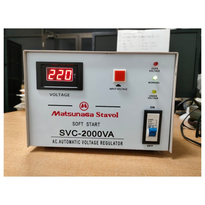 Jual MATSUNAGA STAVOL STABILIZER 2000W | Shopee Indonesia