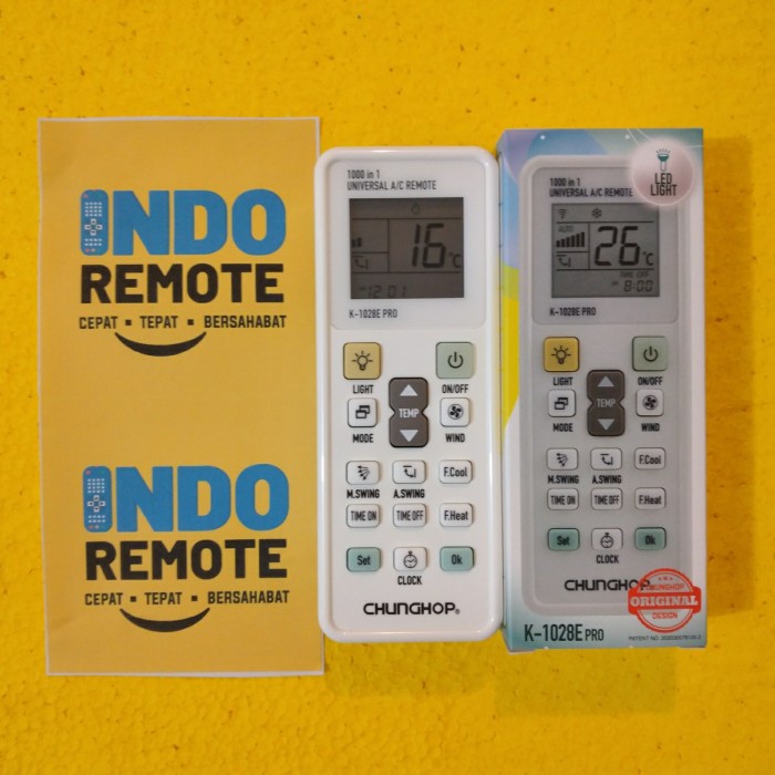 Jual Remote Ac Multi Chunghop Universal K 1028e Pro Shopee Indonesia