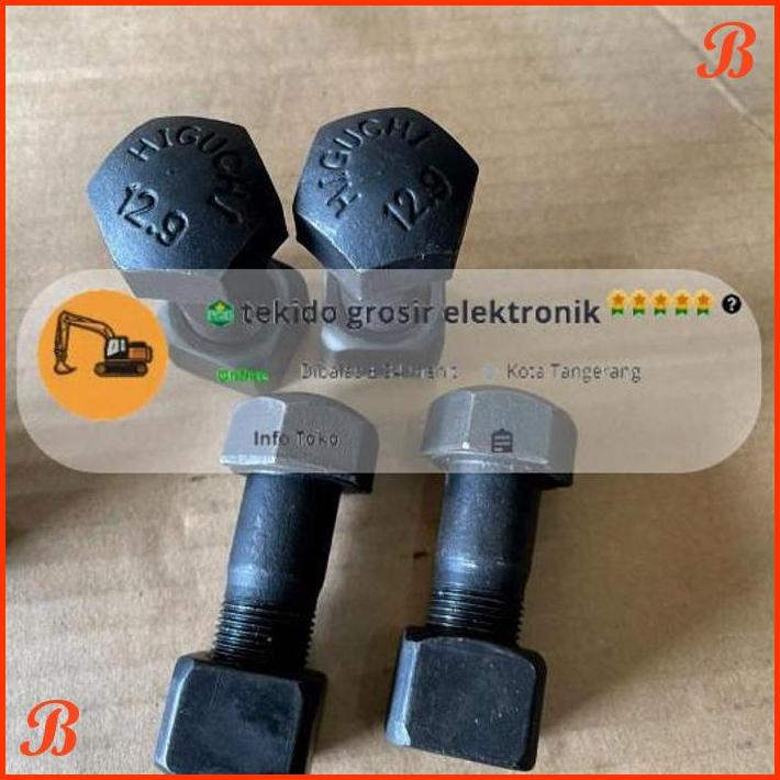 Jual BAUT BOLT TRACK SHOE CAT 320D2 E320D2 320D-2 BAJA [TOEL] | Shopee ...