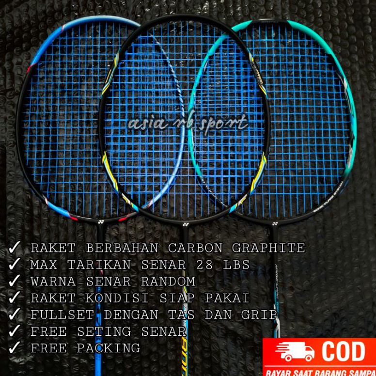 Jual TREN TERBARU|| RAKET BADMINTON IMPOR CARBONEX Special 28 Lbs Full Set Bonus Tas & Grip ...