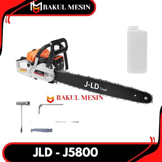 Jual JLD J5800 mesin gergaji kayu chain saw chainsaw bensin 2 Tak 20 ...