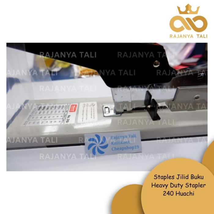 Jual Staples Jilid Buku Heavy Duty Stapler 240 Huachi | Shopee Indonesia