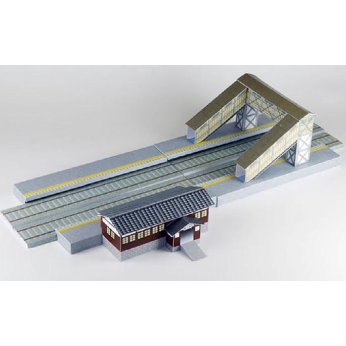 Jual DIY Papercraft Lembar Pola Kertas Diorama Jmbatan Penyebrangan ...