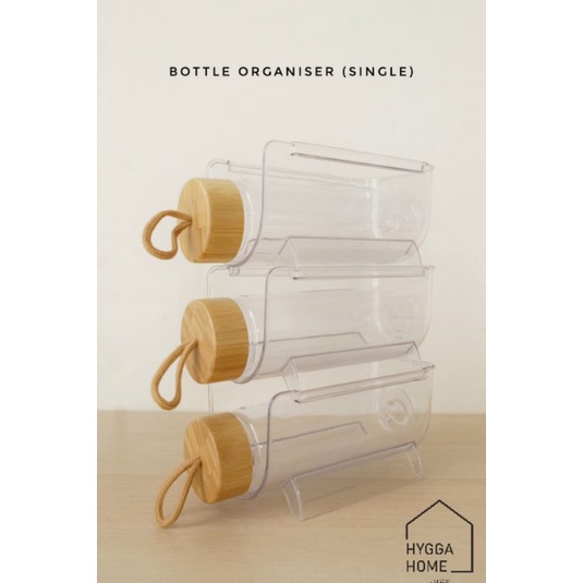 Jual HYGGA HOME RAK BOTOL MINUMAN N TRANSPARENT/STACKABLE FRIDGE BOTTLE ...
