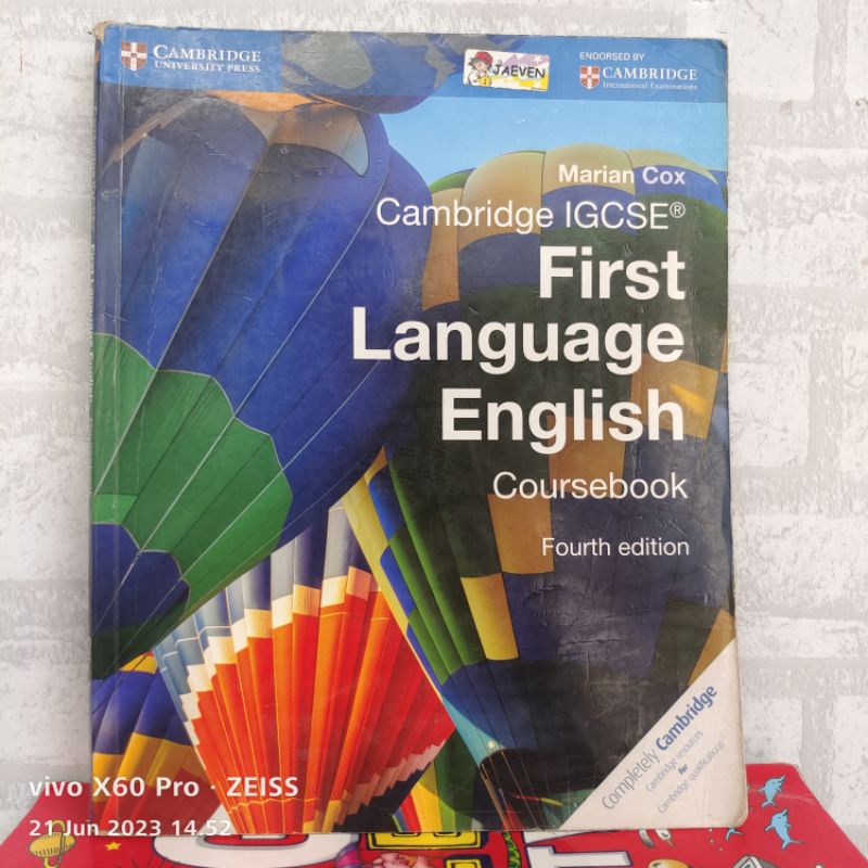 Jual BUKU CAMBRIDGE IGSCE FIRST LANGUAGE ENGLISH COURSEBOOK FOURTH ...