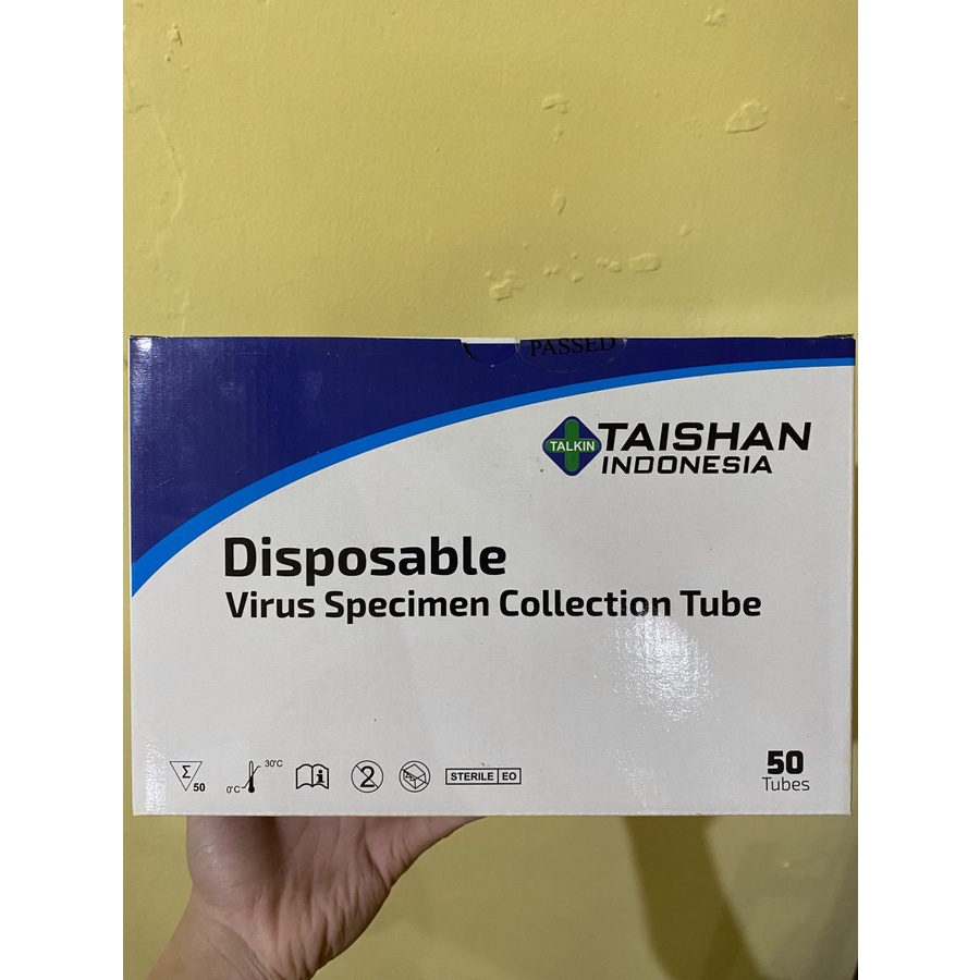 Jual Viral Transport Media VTM Taishan AKD Isi 50pcs Alat Laboratorium ...