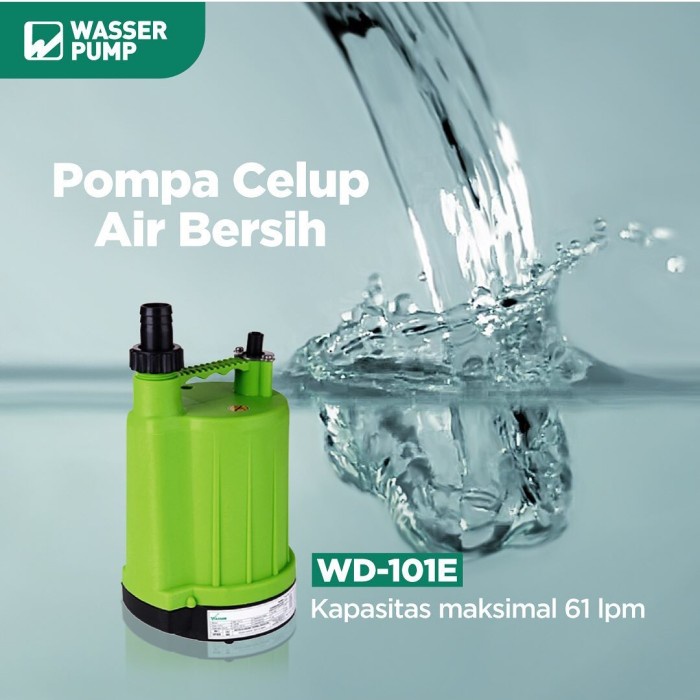 Jual Pompa Celup/Kolam/Ikan WASSER WD101E(100Watt & 6Meter & Garansi ...