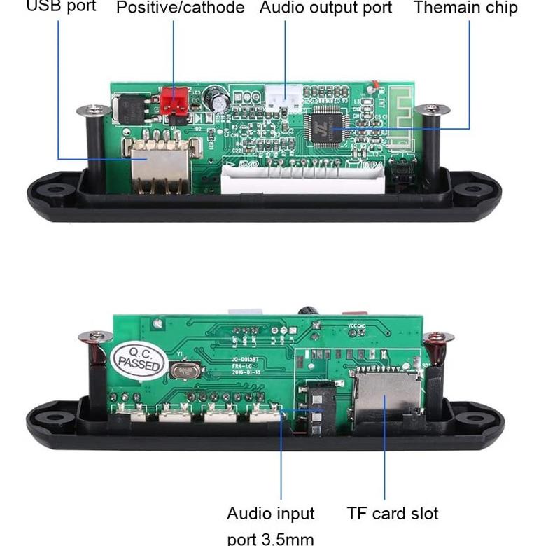 Jual CHE143 2PCS MP3 Modul Kit 12V 5V Bluetooth Module BT 5.0 ...