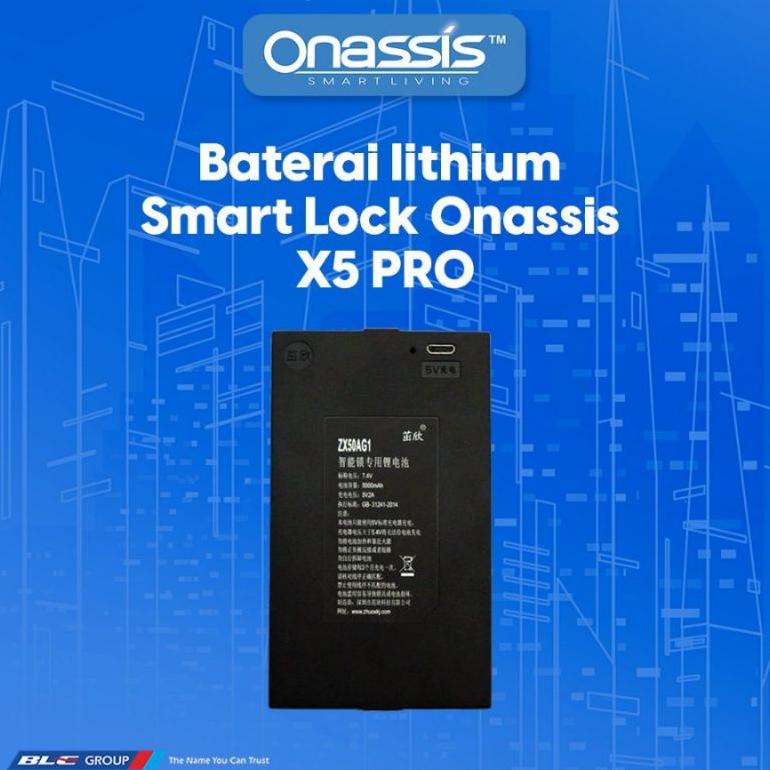 Jual CHE135 Baterai lithium smart lock onassis X5/X6 pro + | Shopee ...
