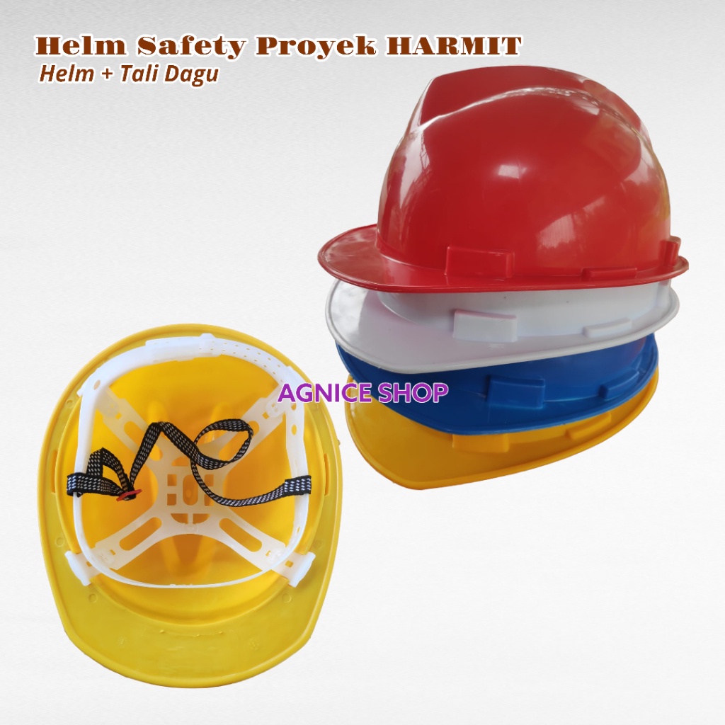 Jual HELM SAFETY PROYEK MERK HARMIT | Shopee Indonesia