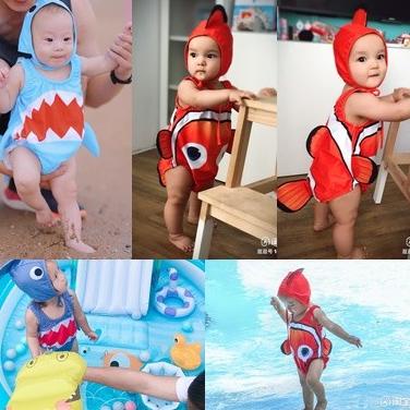 Jual BAJU RENANG ANAK UNISEX MODEL BABY SHARK DAN FINDING NEMO JU ...