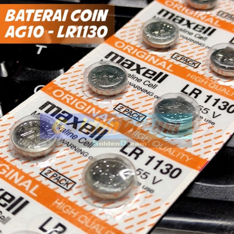 Jual Button Cell Battery LR1130 LR 1130 baterai untuk sound books | Shopee Indonesia