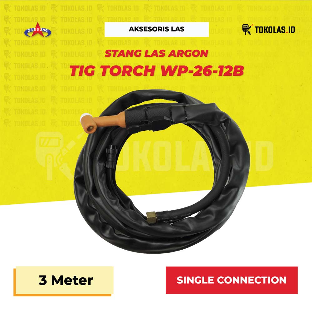 Jual Daesung Stang Las TIG Welding Torch Argon WP26 Single WP 26 ...
