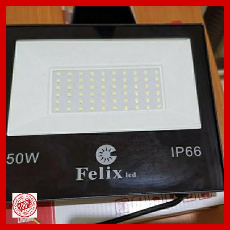 Jual FELIX Flood Light Kap Sorot Lampu Tembak LED SMD 50 Watt ilalutfia13 | Shopee Indonesia