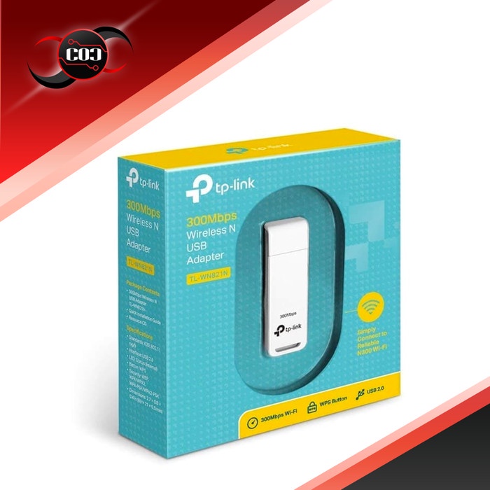Jual TP - Link 300 Mbps Wireless N USB Adapter - TL-WN821N | Shopee ...