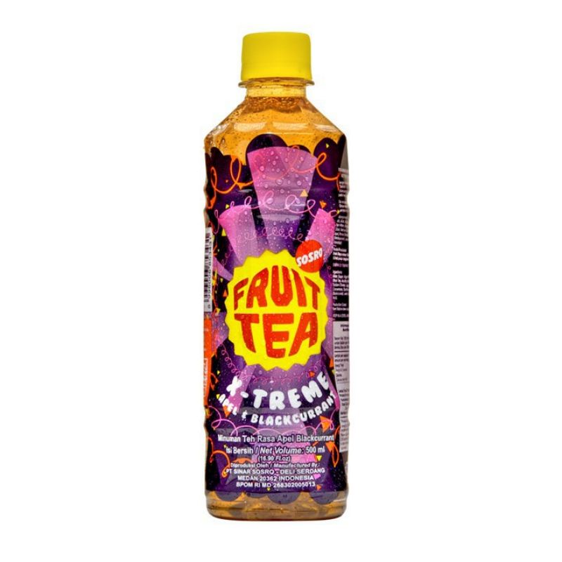 Jual Fruit Tea Rasa X-Treme 500 ML - SOSRO | Shopee Indonesia