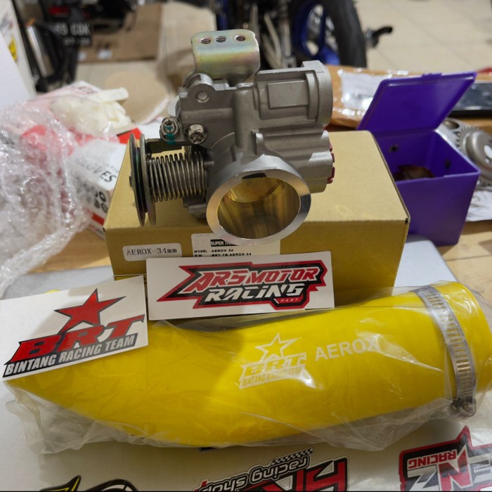 Jual THROTTLE BODY TB BRT NEW AEROX & VELO VELOCITY BRT AEROX 30 32 34 ...