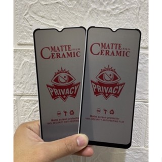 Jual Anti Gores Ceramic Spy Privacy & Ceramic Radiasi Blue matte Samsung A15 A05 A05S A25 A24 ...