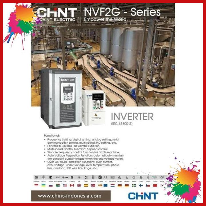 Jual chint frequency drive inverter vfd nvf2-30/ts4 constant torque 30 kw [bsi] | Shopee Indonesia