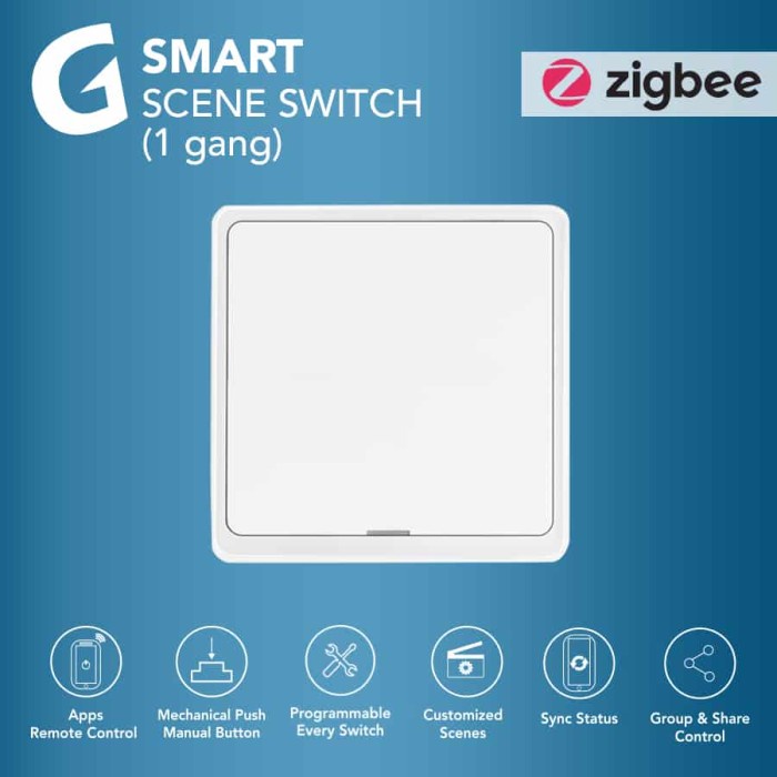Jual Galvee Smart Zigbee Scene Switch /Remote Portable 1 Gang (TANPA ...