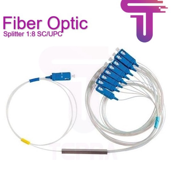 Jual Fiber Optic Passive Splitter 1:8 SC / UPC FTTH PLC Splitter 1-8 SC ...