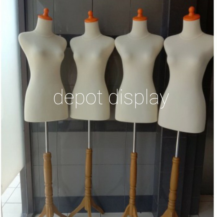 Jual Terlaris Manekin Manekin Dm Wanita Lapis Kain Topi Plastik + Kaki ...