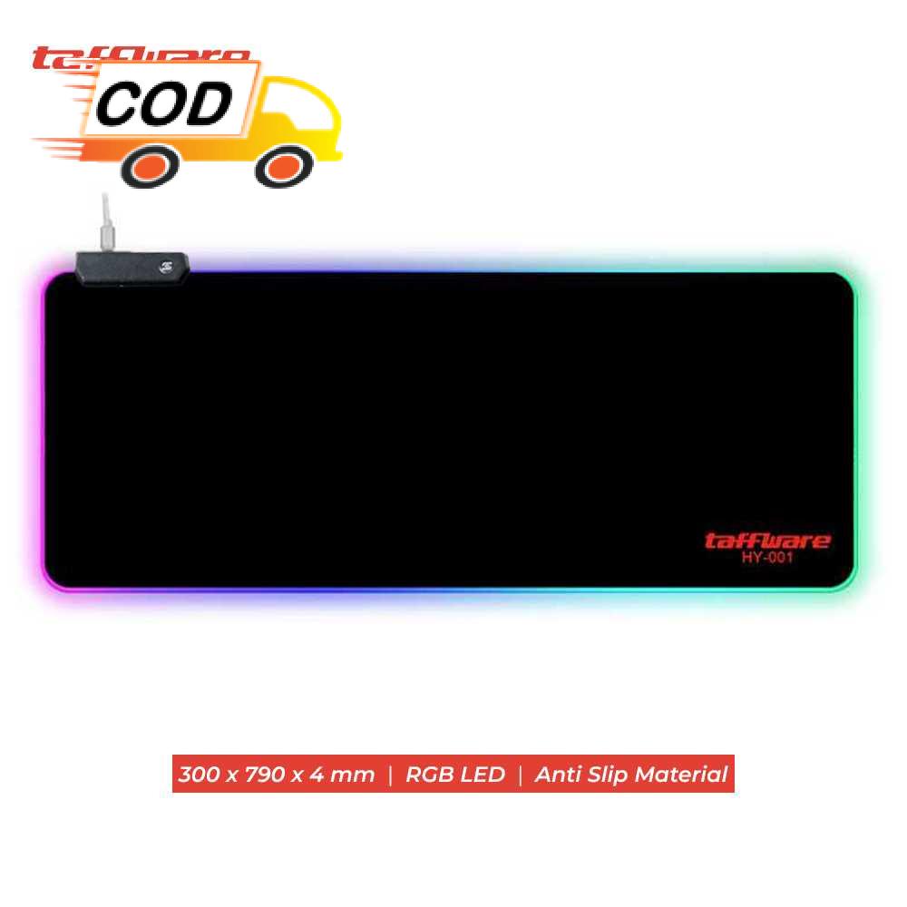 Jual Mousepad Gaming Besar 30x78cm LED RGB Menyala Presisi Tatakan ...