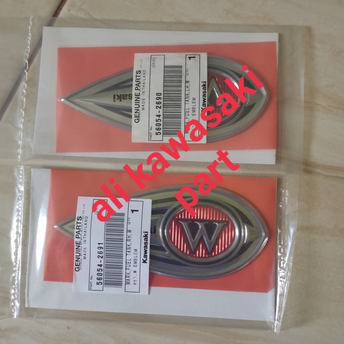 Jual stiker striping emblem tangki tengki w 175 w175 original | Shopee ...
