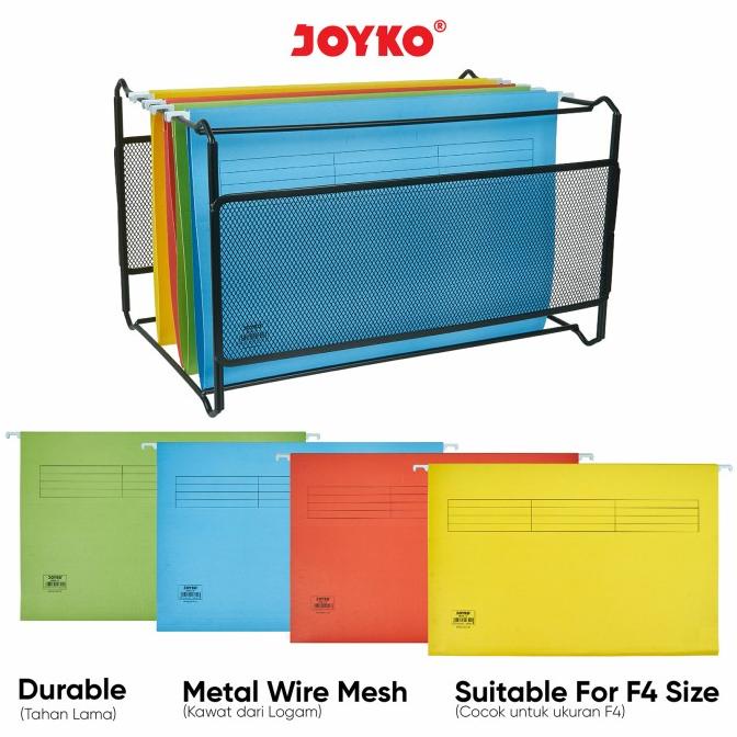 Jual Joyko Suspension FILE RACK + FOLDER Hang Map A4 F4 / Map Gantung ...
