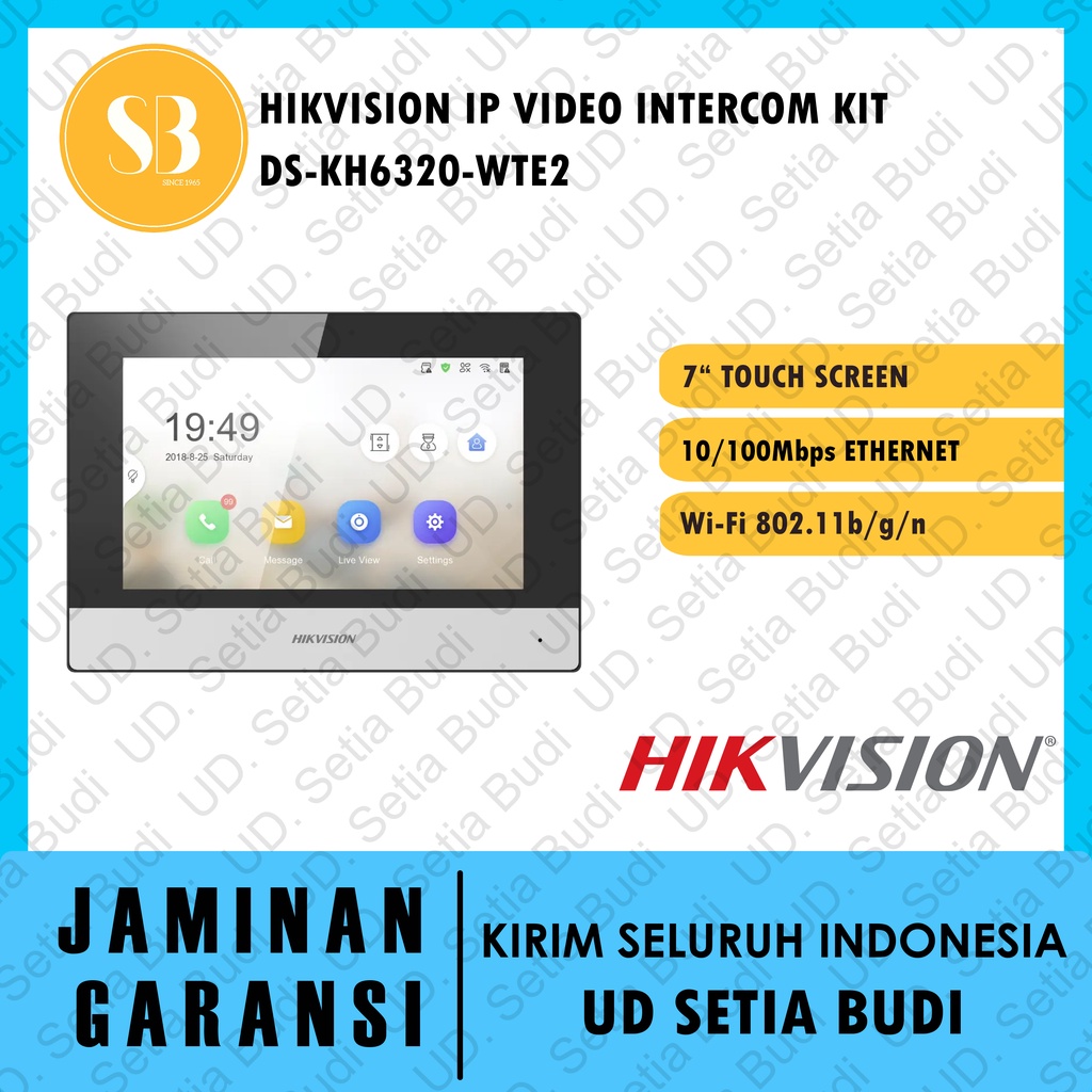 Jual Hikvision IP Video Intercom Kit / Based Indoor Station DS-KH6320-WTE1 | Shopee Indonesia