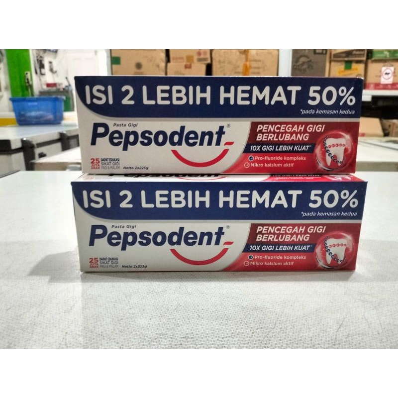 Jual Pepsodent 225 gram Isi 2 | Shopee Indonesia