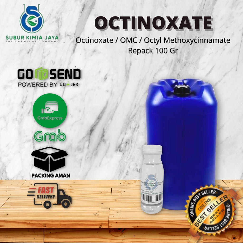 Jual Octinoxate / OMC / Octyl Methoxycinnamate / Anti UV B 100 Gr | Shopee Indonesia