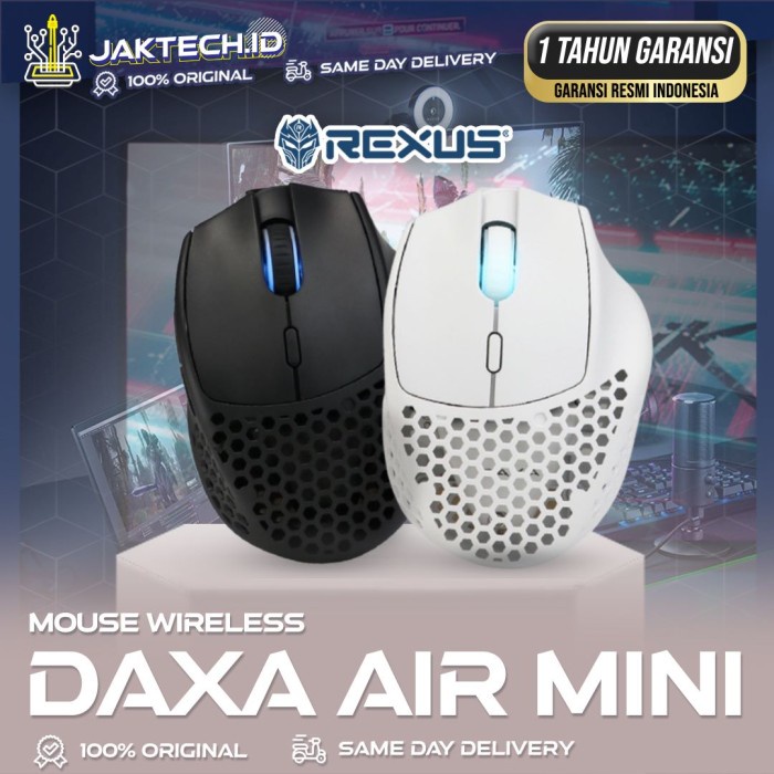 Jual Rexus Daxa Air Mini Pro Wireless Gaming Mouse Ergonomic ...
