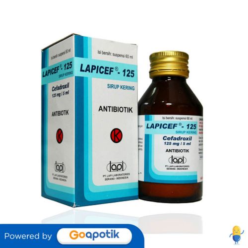 Jual LAPICEF 125 MG/5 ML SIRUP 60 ML | Shopee Indonesia