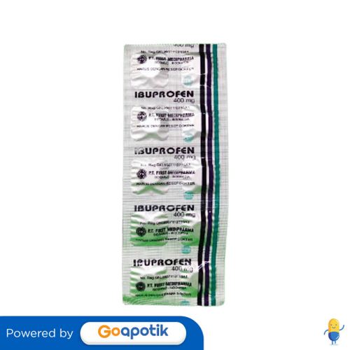 Jual IBUPROFEN FIRST MEDIFARMA 400 MG STRIP 10 TABLET | Shopee Indonesia