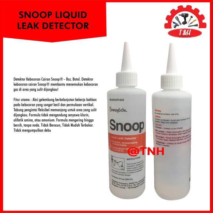 Jual Terlaris Gassensor Snoop Liquid Leak Detector (236Ml) | Shopee ...