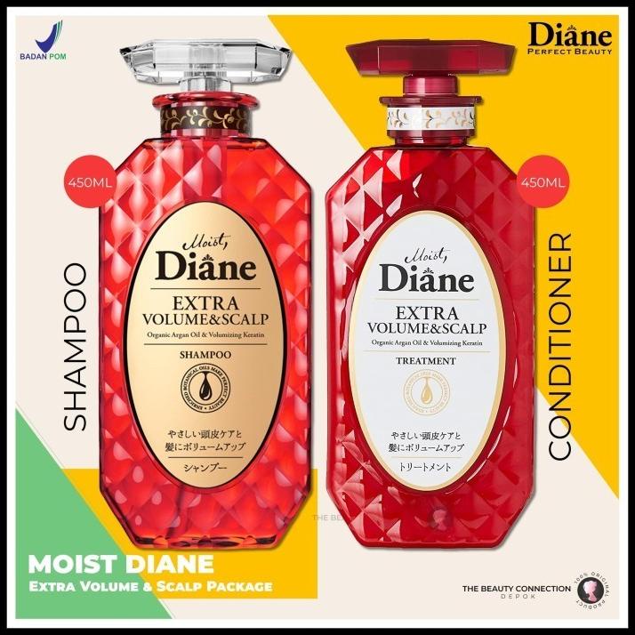 Jual Moist Diane Extra Volume And Scalp Shampoo + Treatment Package (2Pcs) | Shopee Indonesia