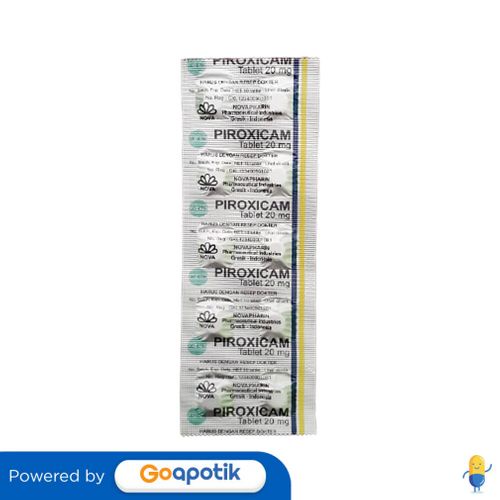 Jual PIROXICAM NOVAPHARIN 20 MG STRIP 10 TABLET | Shopee Indonesia