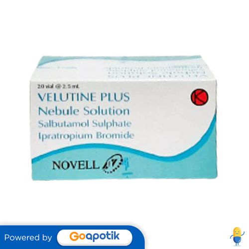 Jual VELUTINE PLUS CAIRAN INHALASI 2.5 ML BOX 20 VIAL | Shopee Indonesia