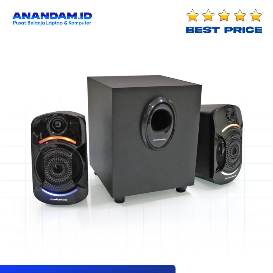 Jual Speaker Simbadda CST 3000N+ - Bluetooth USB SD Card AUX - with LED ...